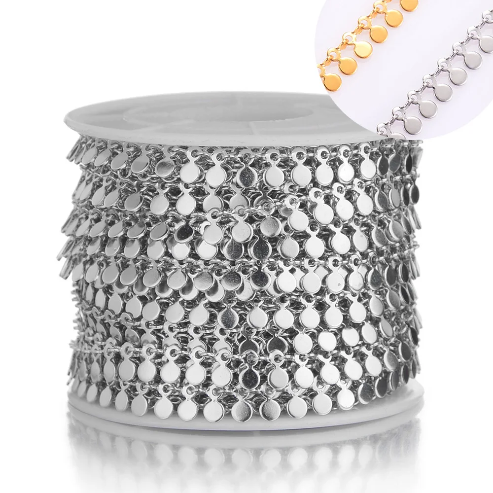 Wholesale-1m-lot-Stainless-Steel-Water-Drop-Chains-for-DIY-Necklaces ...