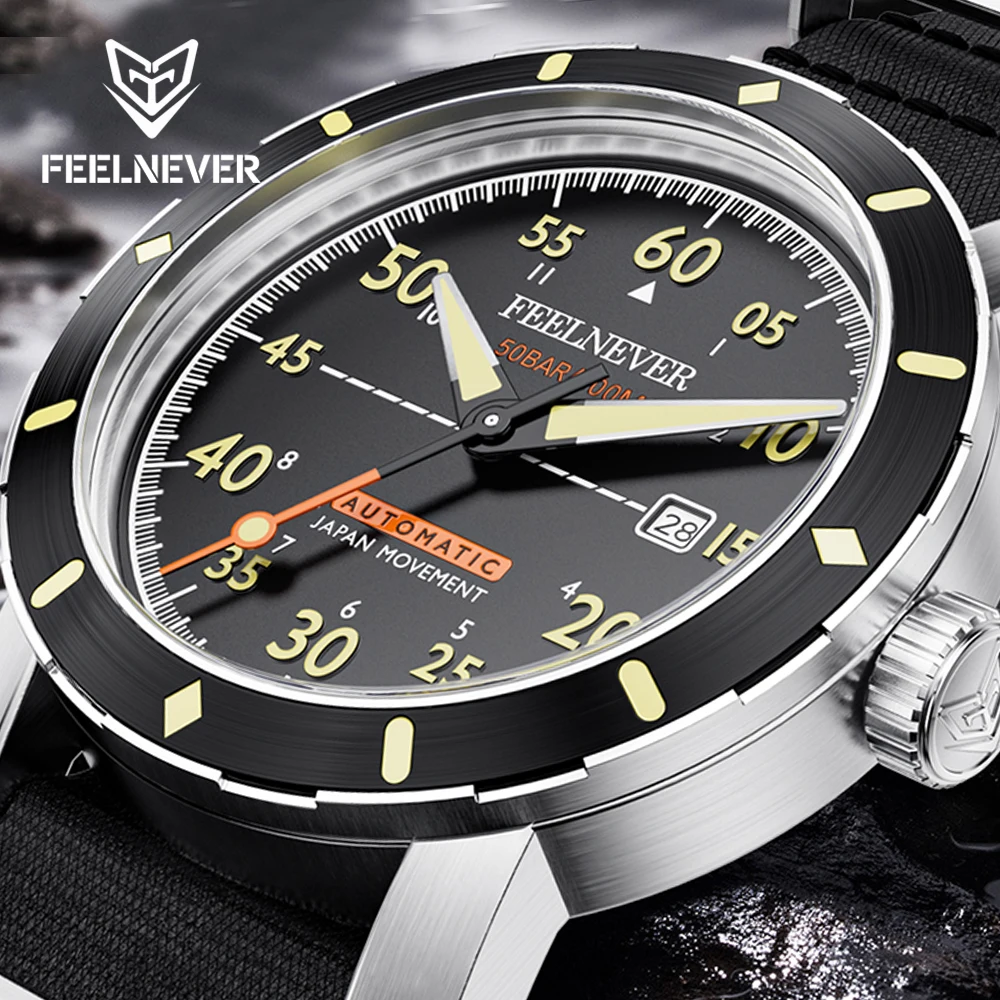 FeelNever-New-Outdoor-Sport-42MM-Mechanical-Watch-For-Men-Miyota-8215 ...