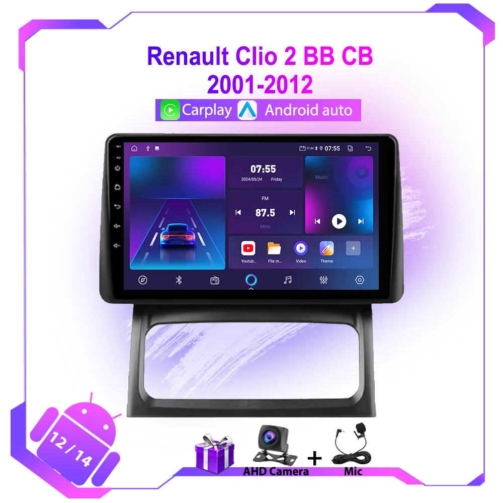 Radio-de-coche-navegaci-n-GPS-para-Renault-Clio-2-BB-CB-2001-2012 ...