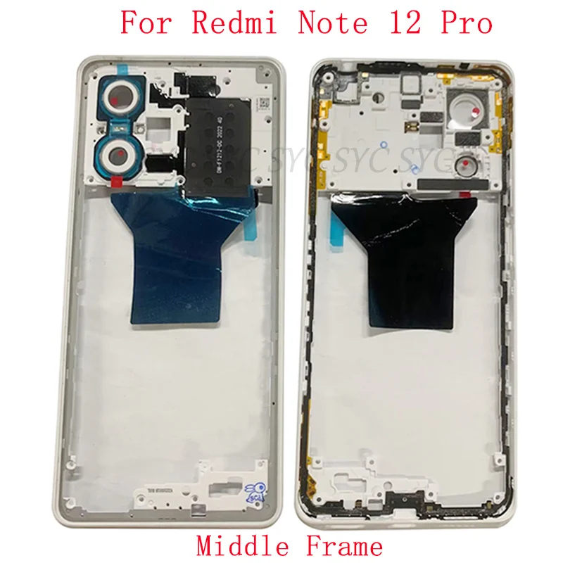 Middle-Frame-Center-Chassis-Phone-Housing-For-Xiaomi-Redmi-Note-12-Pro ...