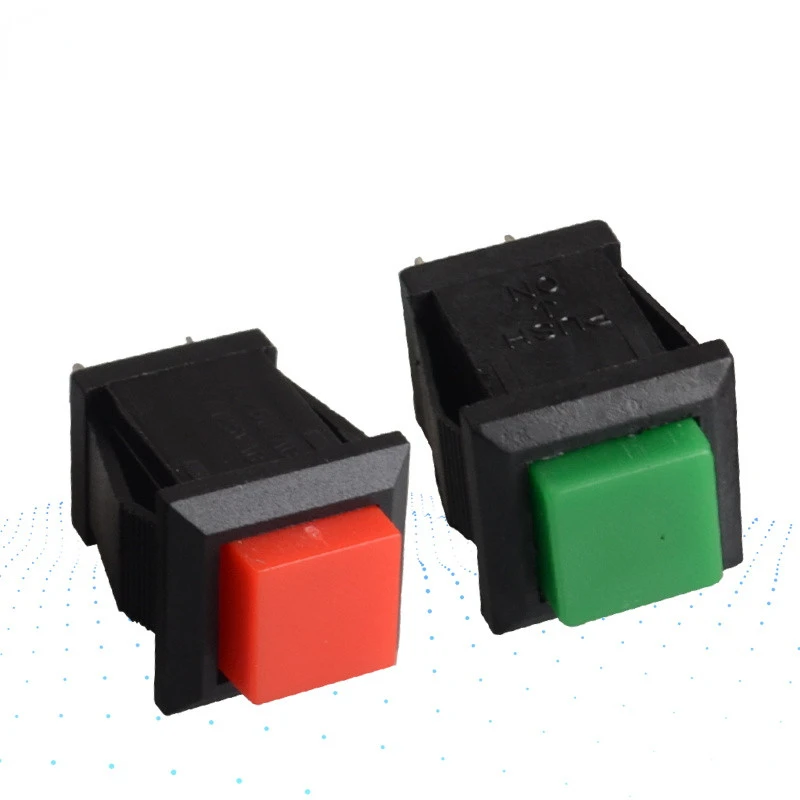 2pcs DS 431 NO reset switch square momentary switch NC DS 431 DS 429 Self locking Push Button ...