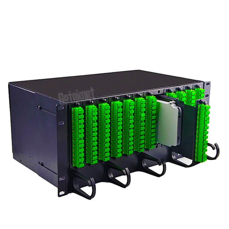 Geteknet-FTTH-4U-19inch-144C-288C-Fibre-optique-fibra-optica-Patch ...