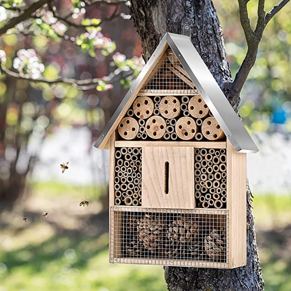 Wooden-insect-house-Butterfly-House-Insect-Hostel-Garden-Outdoor ...