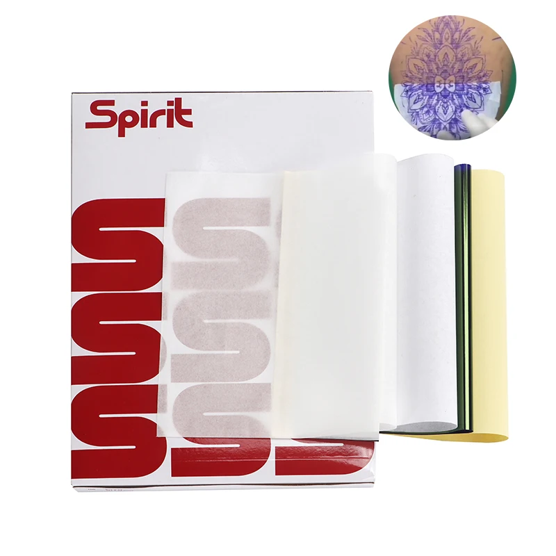 100Pcs-Tattoo-Transfer-Papers-Copier-Sheets-Tattoo-Stencils-Printer ...
