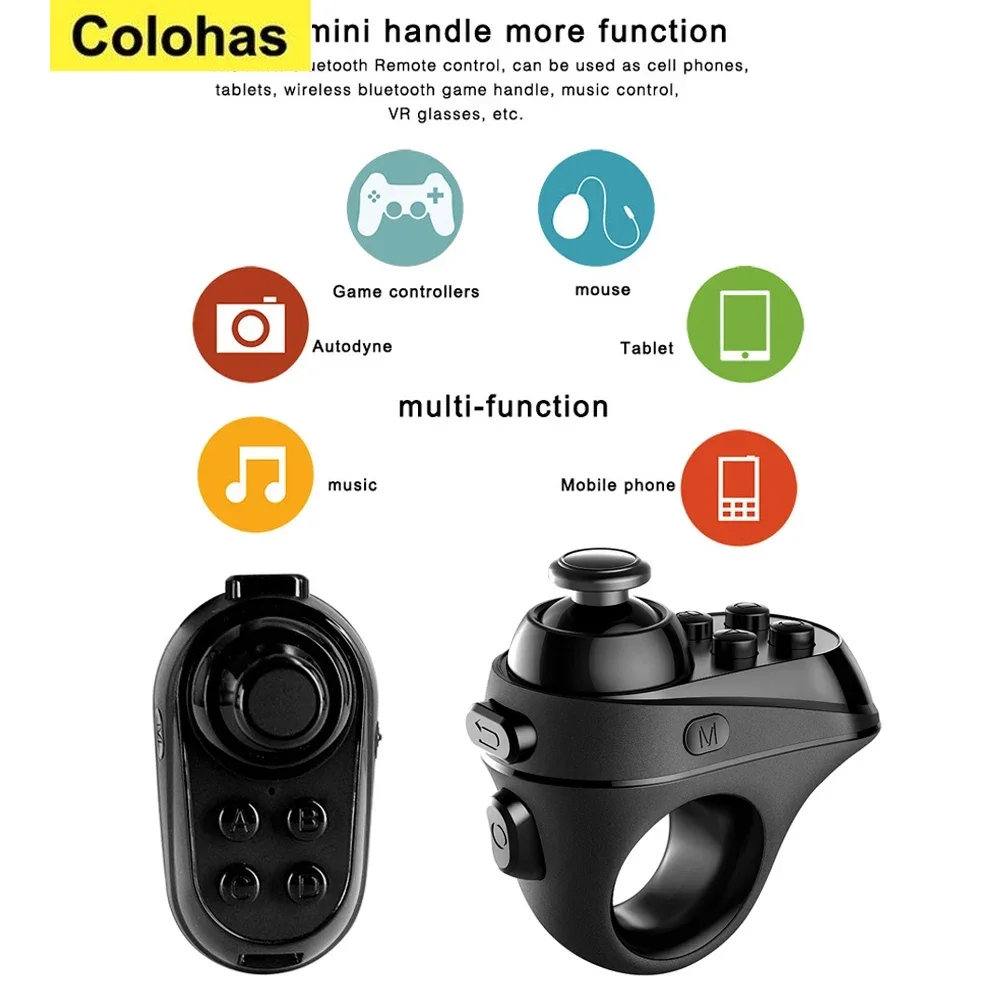 Bluetooth-compatible-Gaming-Finger-Mouse-Game-Controller-Handle-Adapter ...