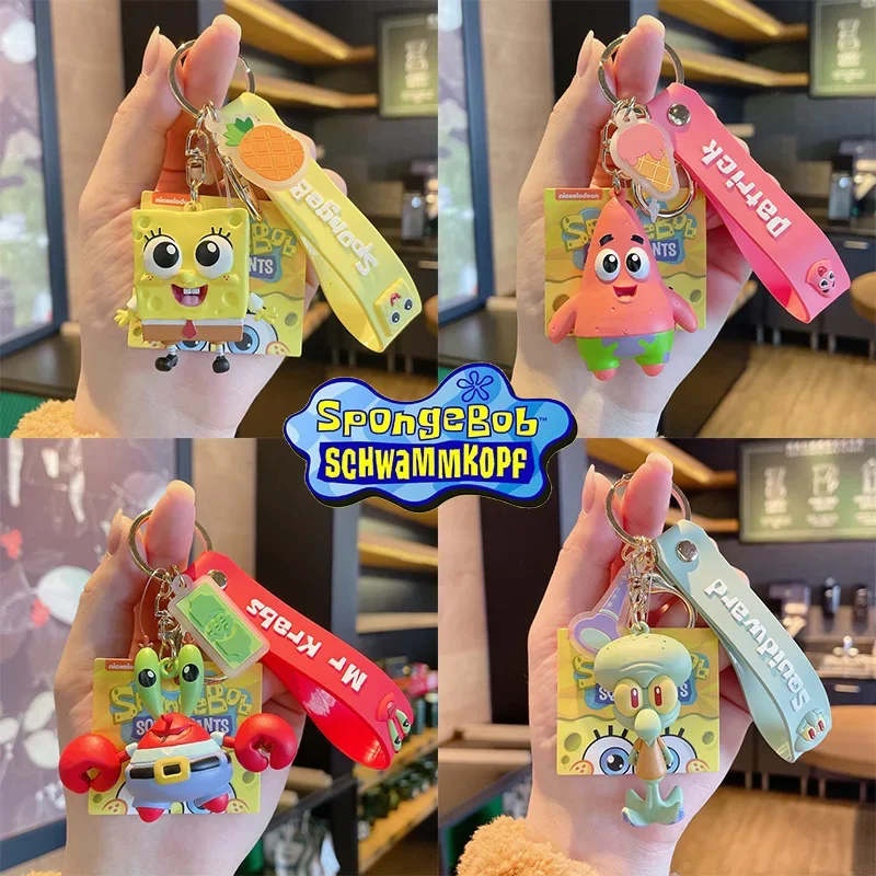 Genuine-SpongeBob-Patrick-Star-Keychain-Key-Chain-Cute-Anime-Cartoon ...
