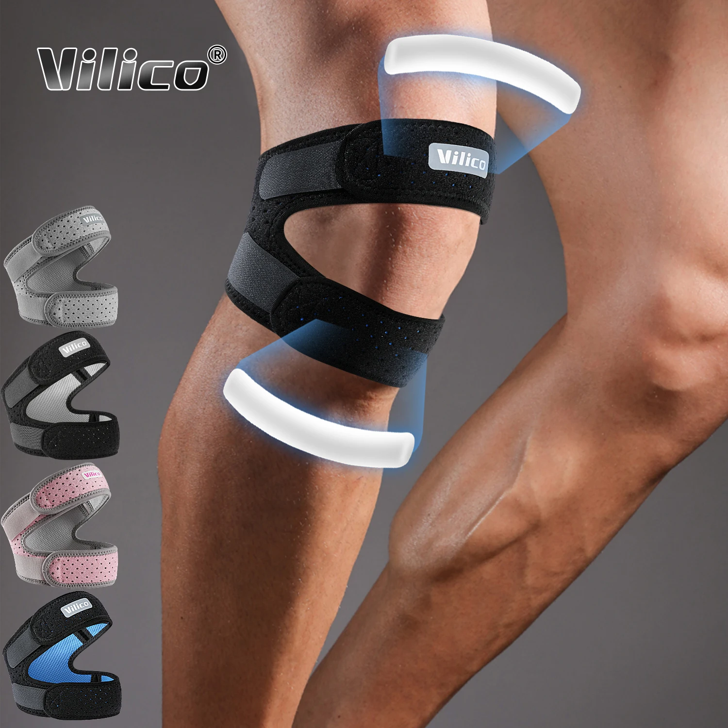 1Pcs-Band-Strap-Adjustable-Iliotibial-Knee-Thigh-Hip-ITB-Syndrome ...
