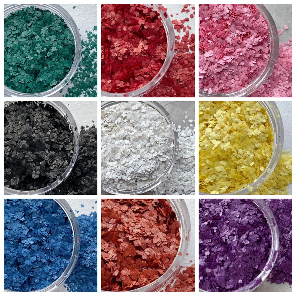 Natural-Mineral-Mica-Flakes-Glitter-Colorful-Quail-Eggshell-Powder-Dust ...