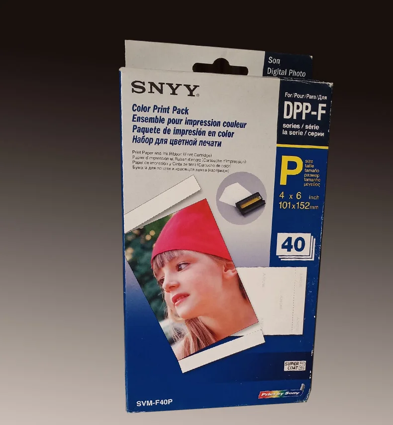 Compatible-Ribbon-cartridge-Photo-Paper-for-SONY-DPP-F-series-DPP-F40P ...
