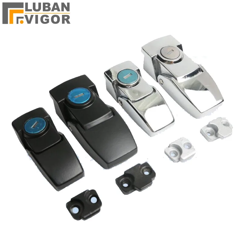 DK604-Hidden-cabinet-buckle-lock-with-key-or-no-zinc-alloy-black-chrom ...