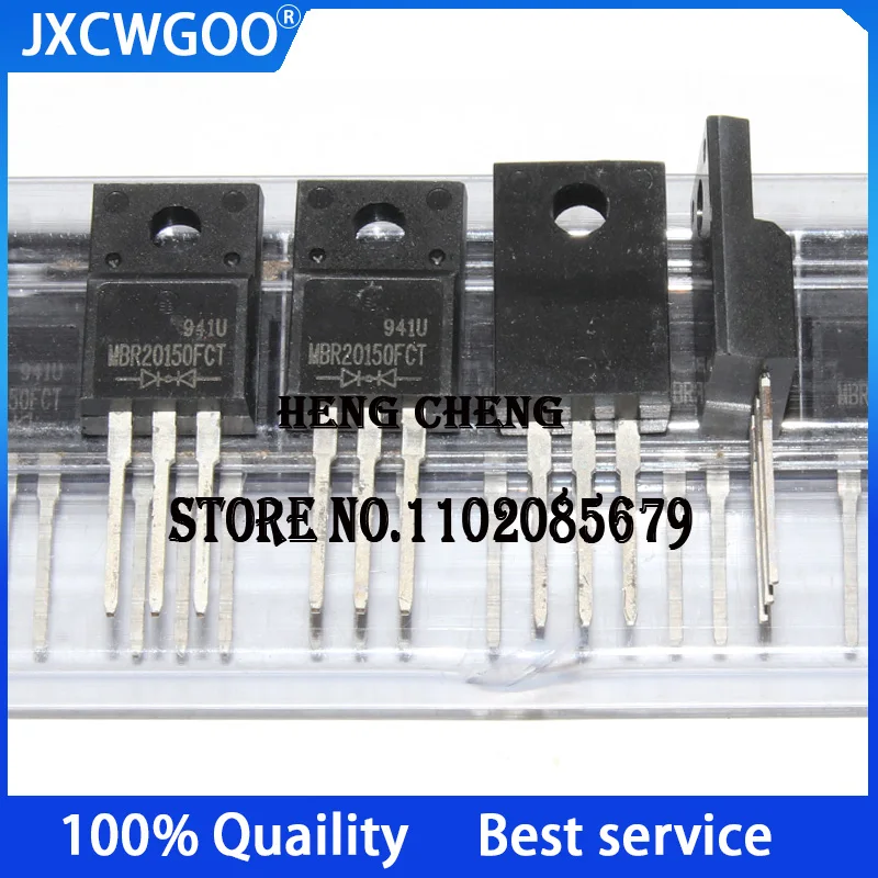 10PCS-MBR20150FCT-MBR20150F-TO-220F-150V-20A-Schottky-diode-and ...