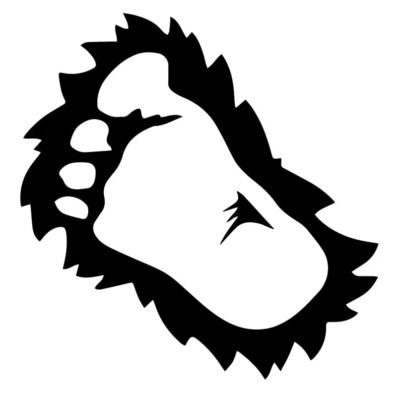 Bigfoot Footprint Clipart