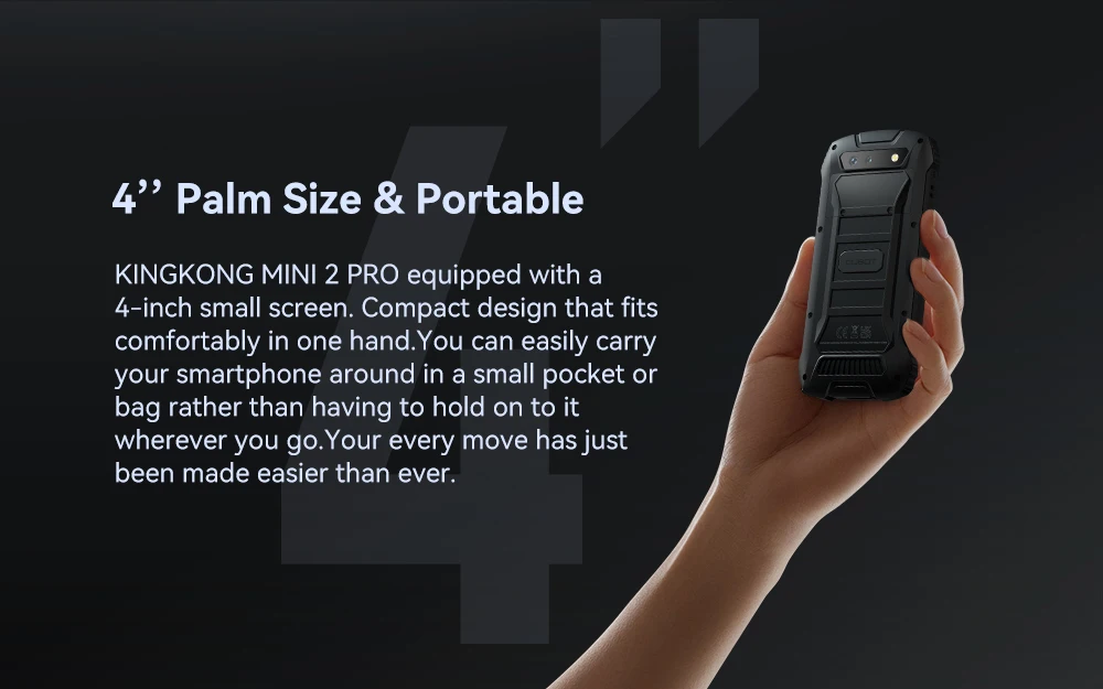 Cubot KingKong Mini 2 Pro Waterproof Rugged Mini Smartphones 4Inch Octa ...