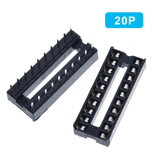 10PCS-IC-Sockets-DIP6-DIP8-DIP14-DIP16-DIP18-DIP20-DIP28-DIP40-pins ...