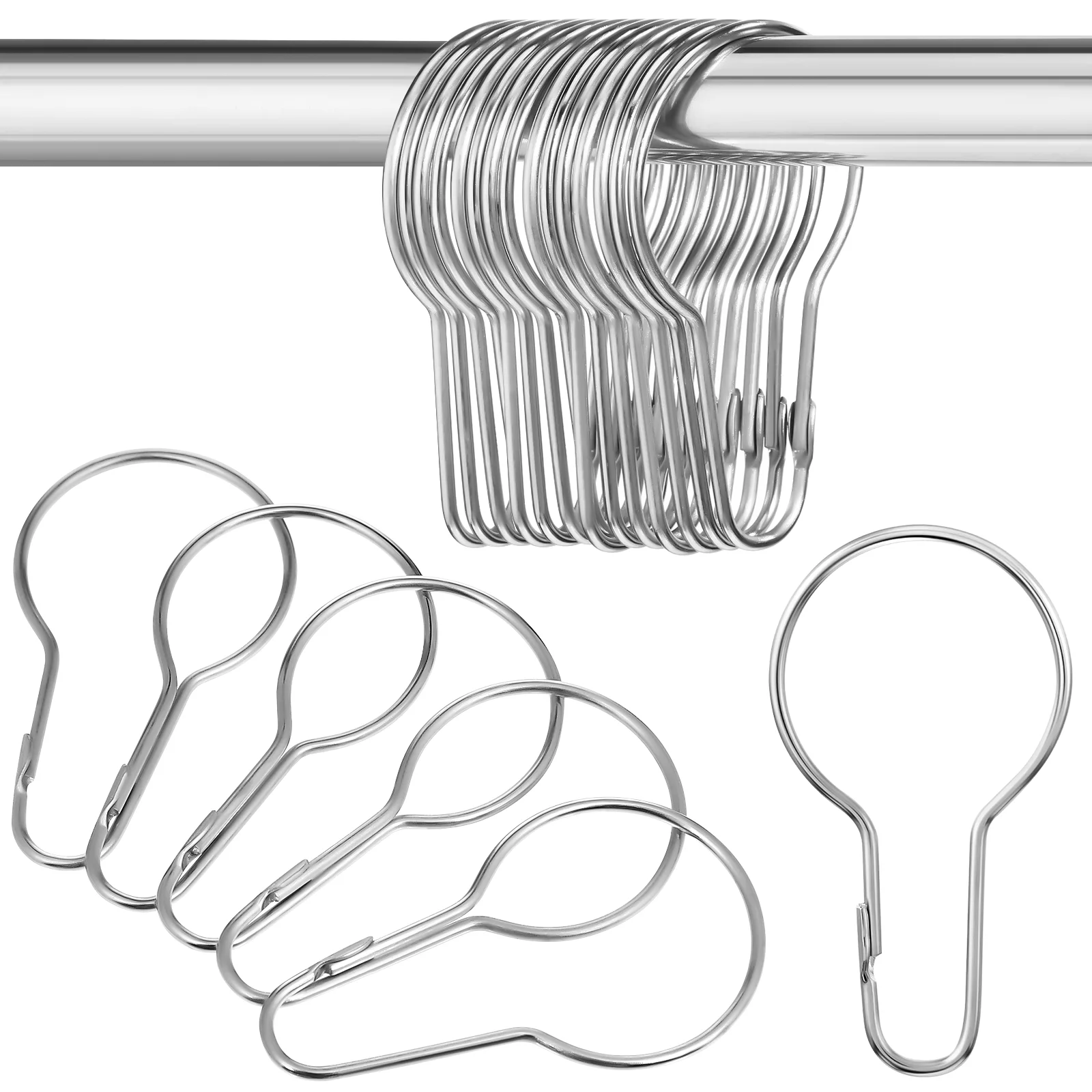 Anillos-de-ducha-de-acero-inoxidable-ganchos-de-exhibici-n-de-ventana ...