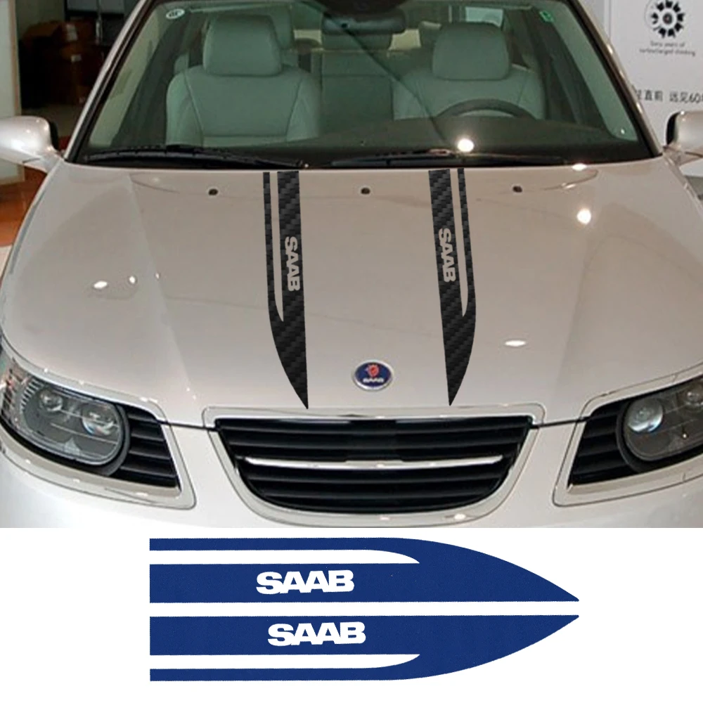 Auto-Accessories-Car-Hood-Cover-Stickers-Wrap-Sheet-For-Saab-91-92-92X ...