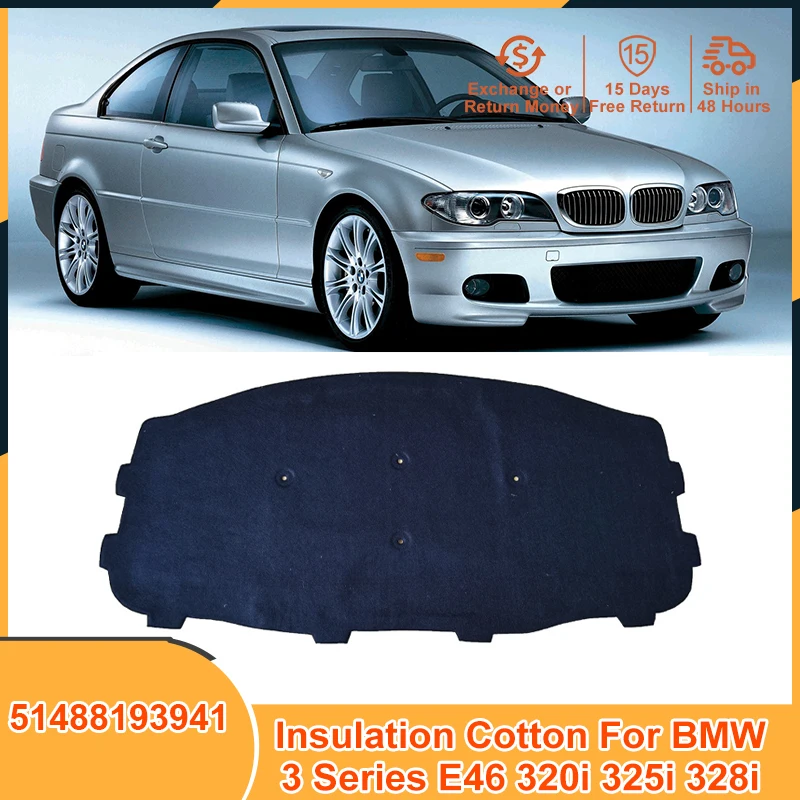 51488193941-Heat-Sound-Insulation-Cotton-Pad-for-BMW-3-Series-E46-320i ...