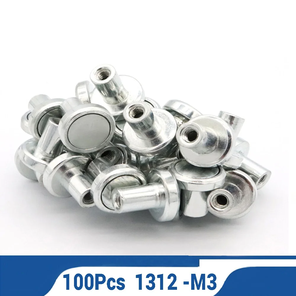 100-Pcs-1312-M3-M4-Led-Module-Magnet-Screws-Fixed-Magnetic-Column-Screw ...