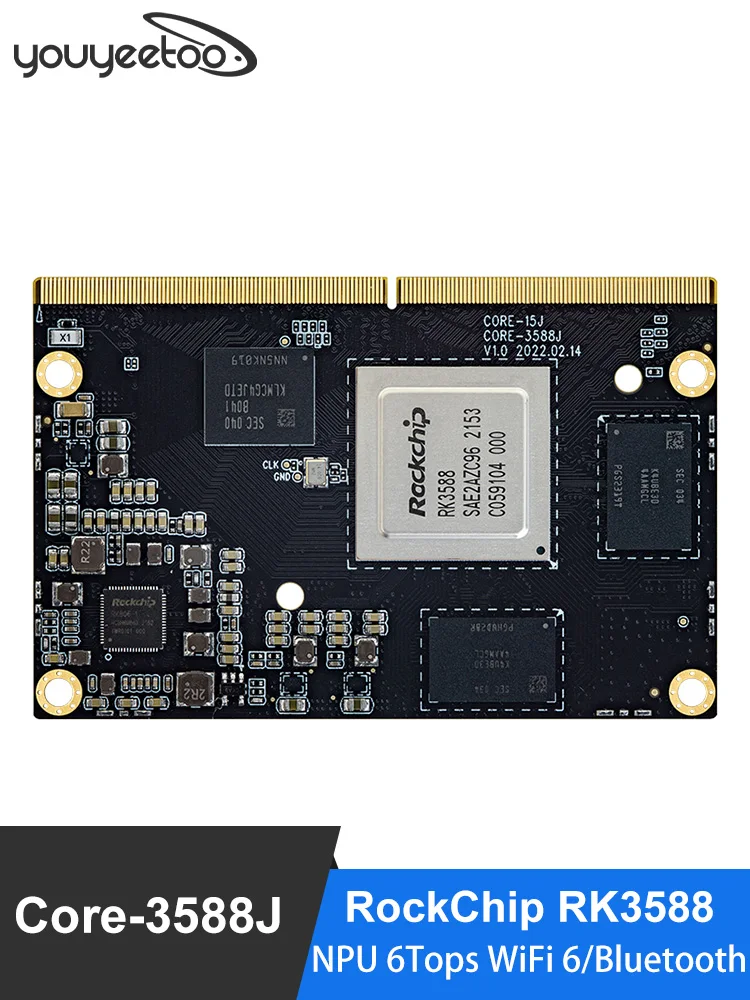 youyeetoo Core-3588J 8K AI Core Board RockChip RK3588 8-core 64-bit 8nm ...
