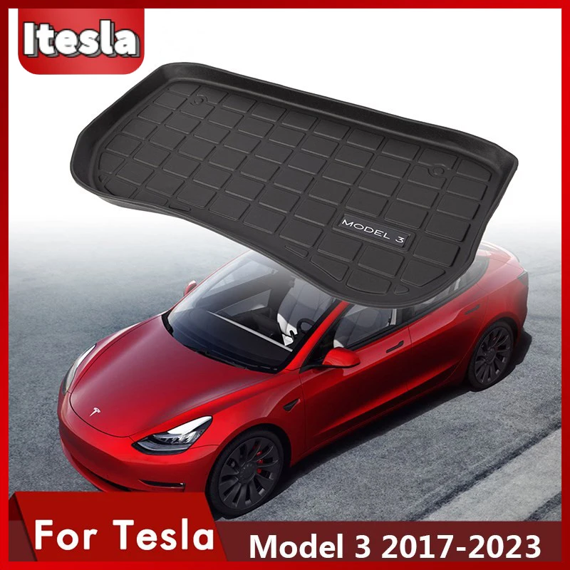 Front-Rear-Trunk-Mats-For-Tesla-Model-3-2023-2022-2021-Car-Accessories ...