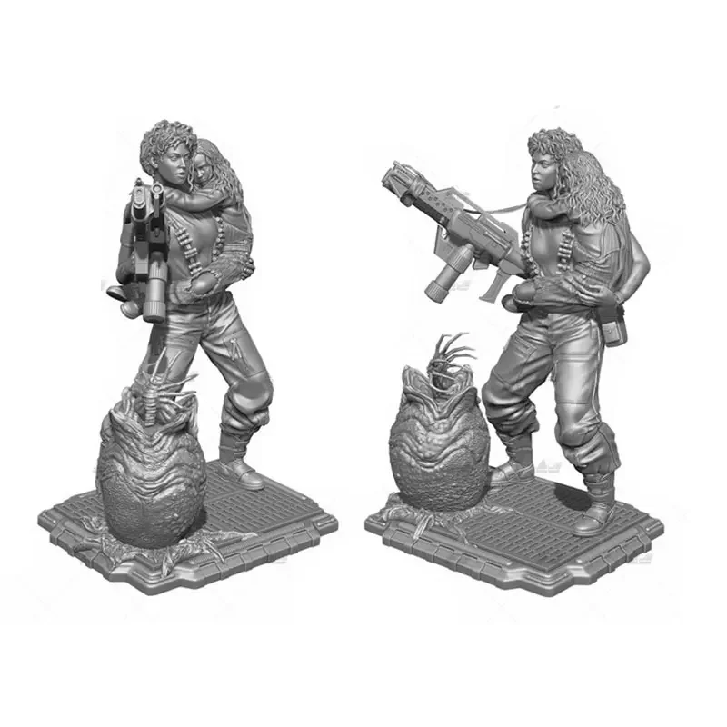 Kit-de-modelismo-de-resina-figura-de-Aliens-de-pel-cula-sin-pintar-sin ...