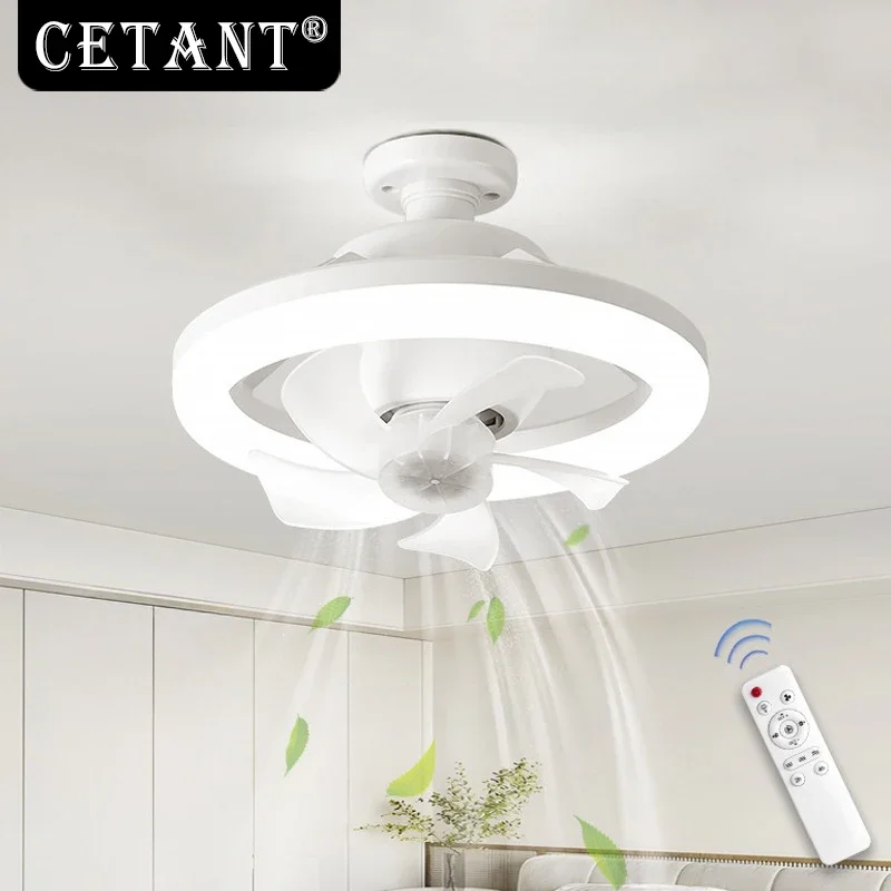 360-Rotation-Ceiling-Fan-Light-LED-Home-Lamps-For-Living-Dining-Room ...