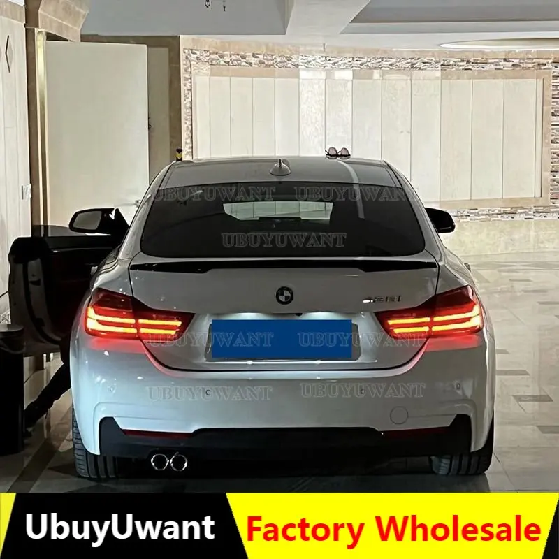 Alerón trasero de Material plástico ABS para coche, accesorio de Color ...