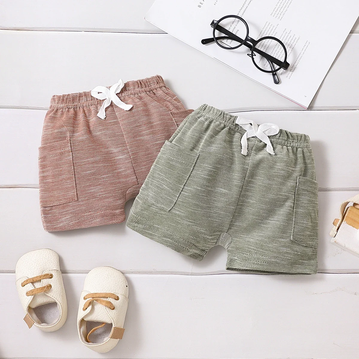 PatPat-Baby-Boy-Solid-Patch-Pocket-Shorts-Suitable-for-Summer-Season ...