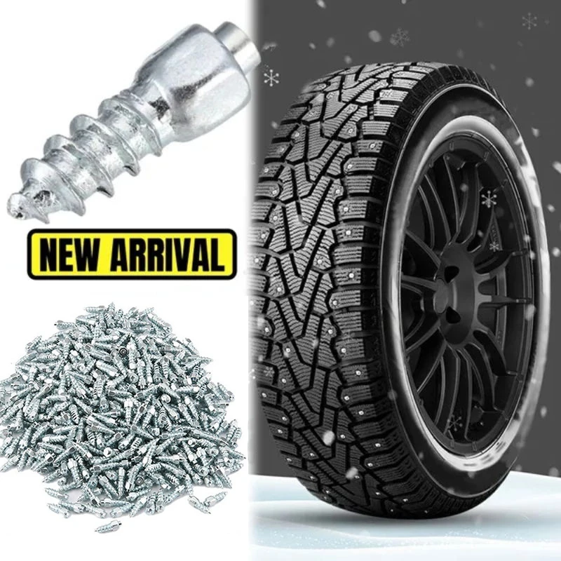 4*12mm Snow Screw Tire Studs Anti Skid Falling Spikes Wheel Tyres ...