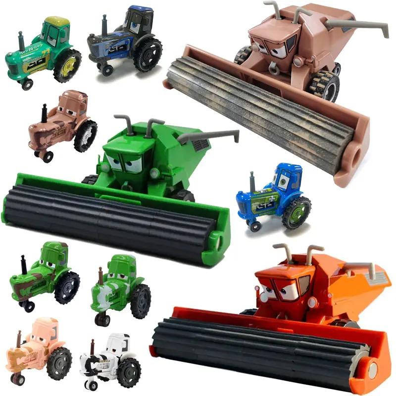 Disney-Pixar-Cars-Frank-Green-Harvester-Cow-Tractor-Alloy-Toy-of ...