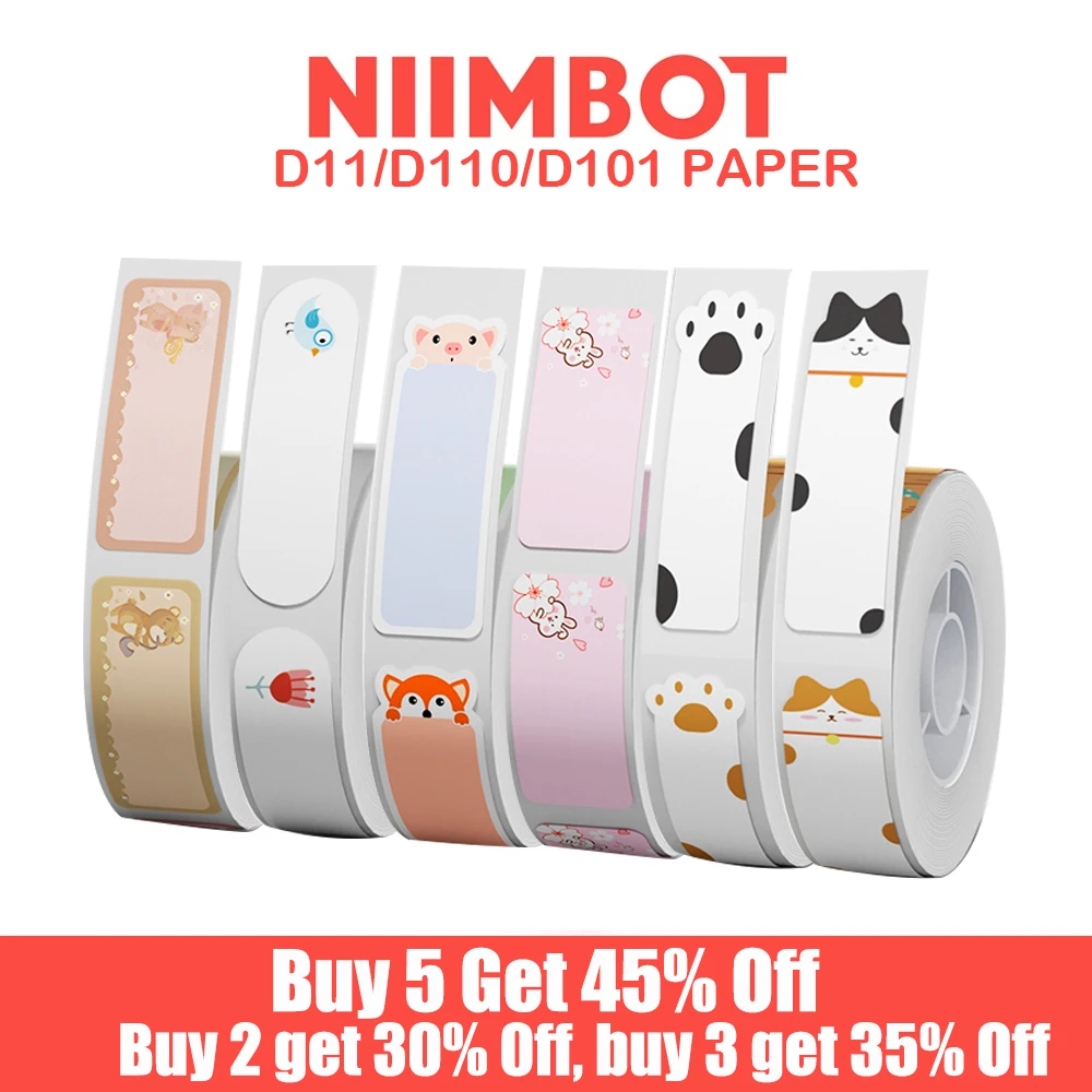 NIIMBOT-D11-D101-D110-Label-Paper-Name-Sticker-Waterproof-Classified ...