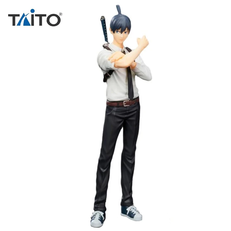 Original Taito Chainsaw Man Hayakawa Aki 18cm Pvc Anime Figure Action ...