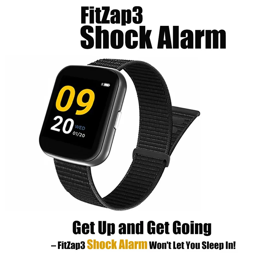 Fitzap3-Shock-Clock-Smart-Electric-Shock-Alarm-Watch-Strong-Wake-up ...