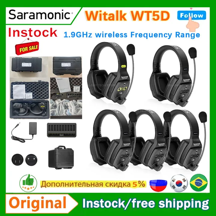 Saramonic-Witalk-WT5D-Full-Duplex-Communication-Wireless-Intercom ...