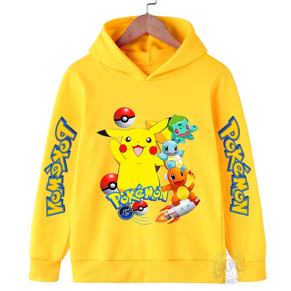 Kawaii-Hoodies-Pikachu-Kids-Clothes-Pokemon-Girls-Clothing-Tops-Boys ...