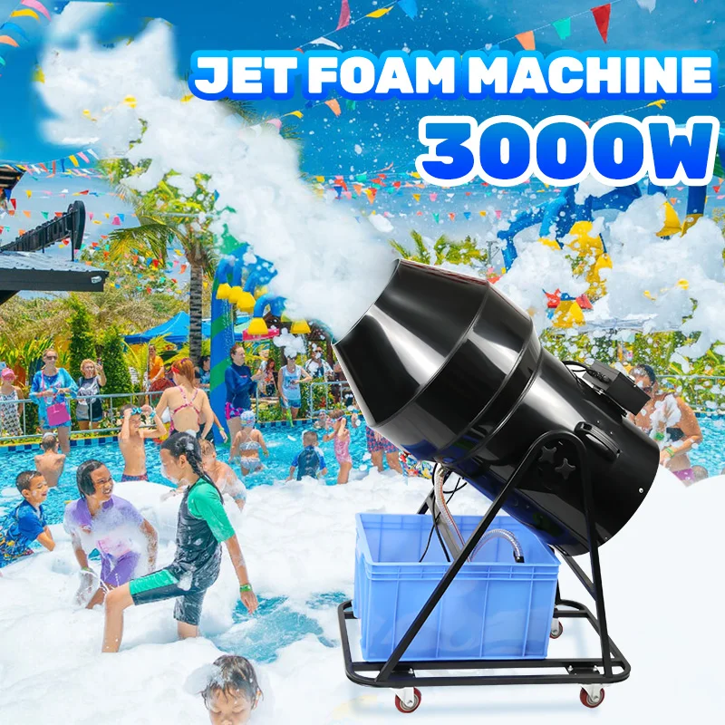 3000W Electric DJ Moving Head Jet Foam Snow Cannon Dry Ice Machine with ...