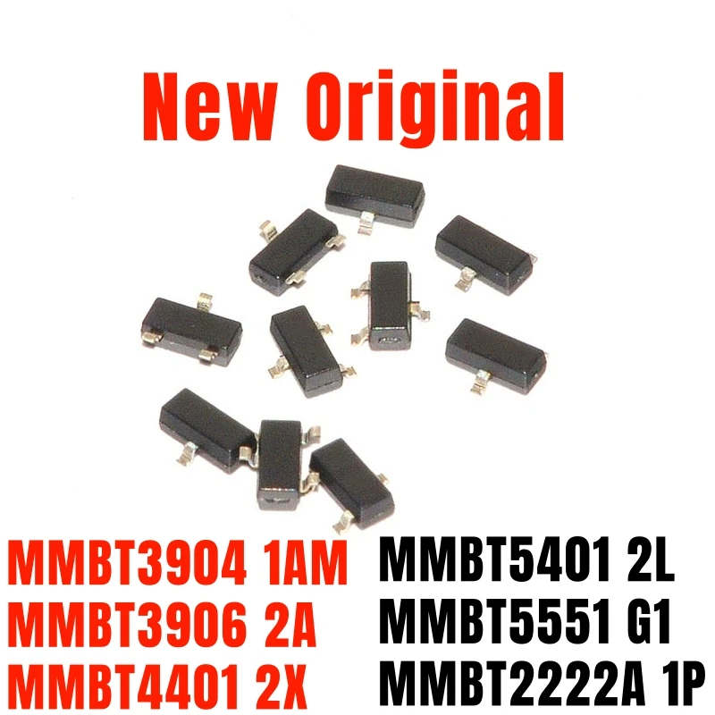 50PCS-SMD-Transistor-MMBT3904-1AM-MMBT3904LT1G-MMBT3906-2A-MMBT4401-2X ...