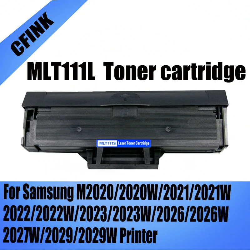 מחסנית טונר MLT111L עבור מדפסת Samsung M2020 2020W 2021 2021W 2022 ...