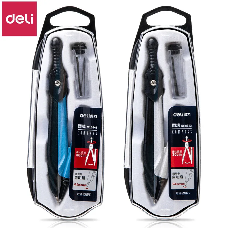 1Pcs-Deli-Compass-Set-Student-Exam-Drawing-Office-Engineering-Design ...