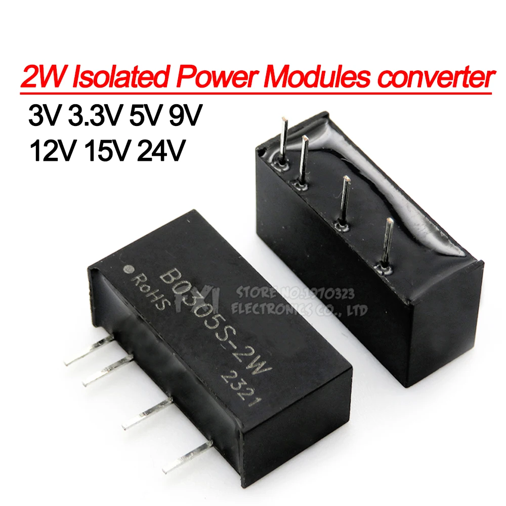 DIP4-Isolated-Power-Modules-converter-2W-ibuw-B0505S-2W-B1205S-2W ...