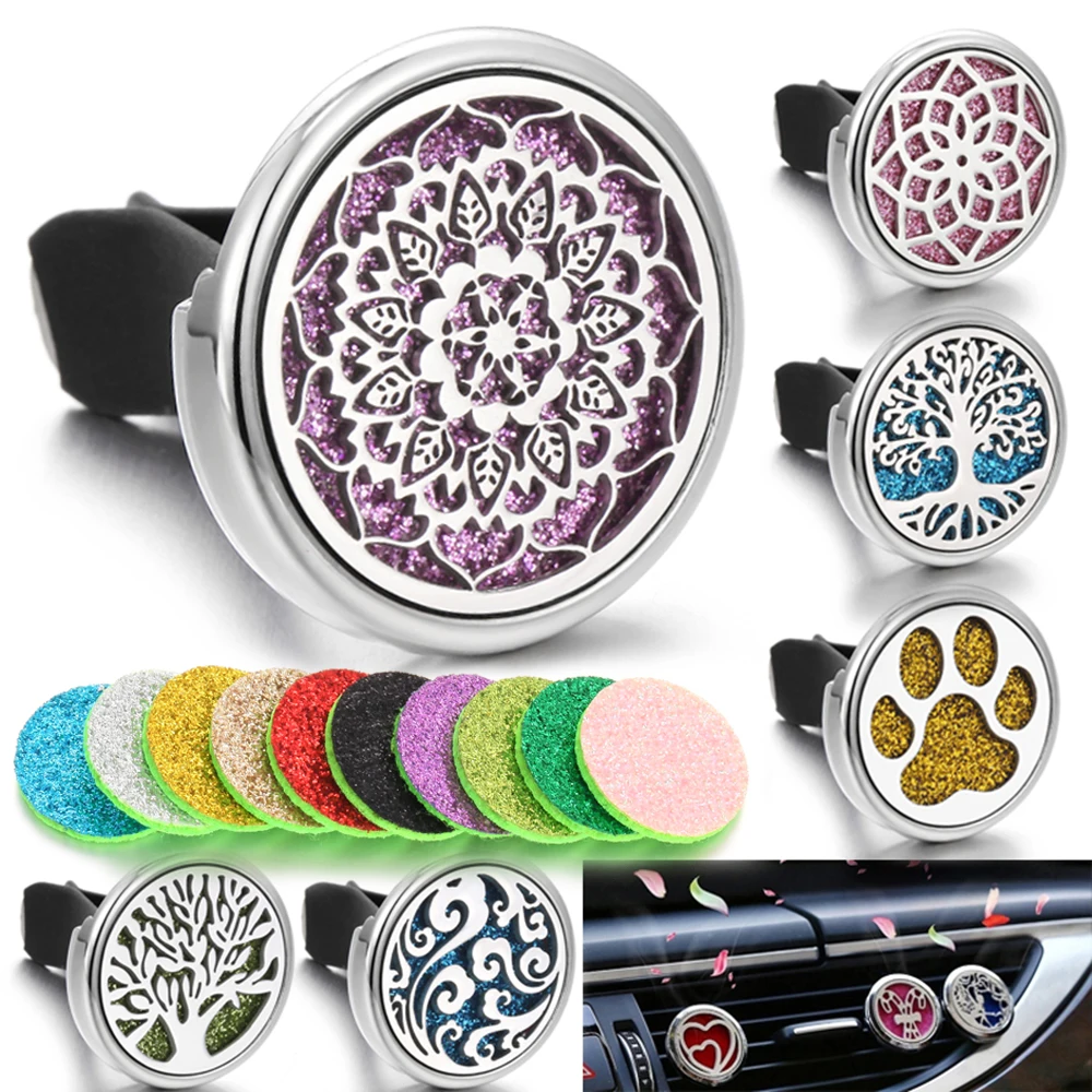 1pc Refillable Car Air Freshener Perfume Diffuser Clip Aroma Auto Air ...