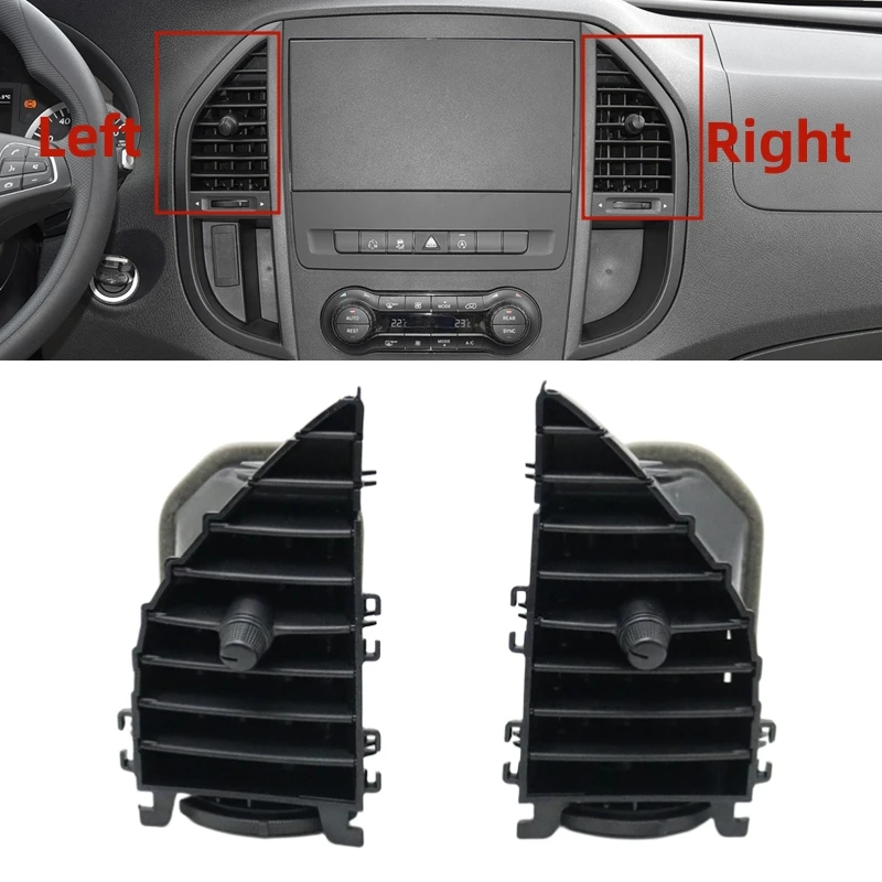 Car-Front-Dashboard-Center-A-C-Grille-Vent-Air-Conditioner-Outlet-For ...
