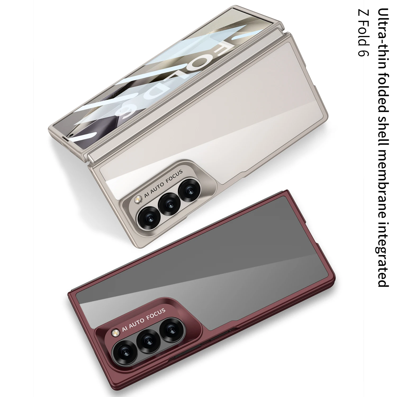 For-Samsung-Galaxy-Z-Fold-6-Case-Ultra-Thin-Electroplating-Transparent ...