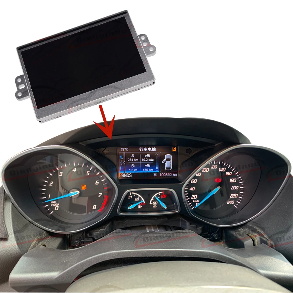 Qianyinuo New Original Dashboard LCD Display For Ford Kuga Focus Mondeo ...