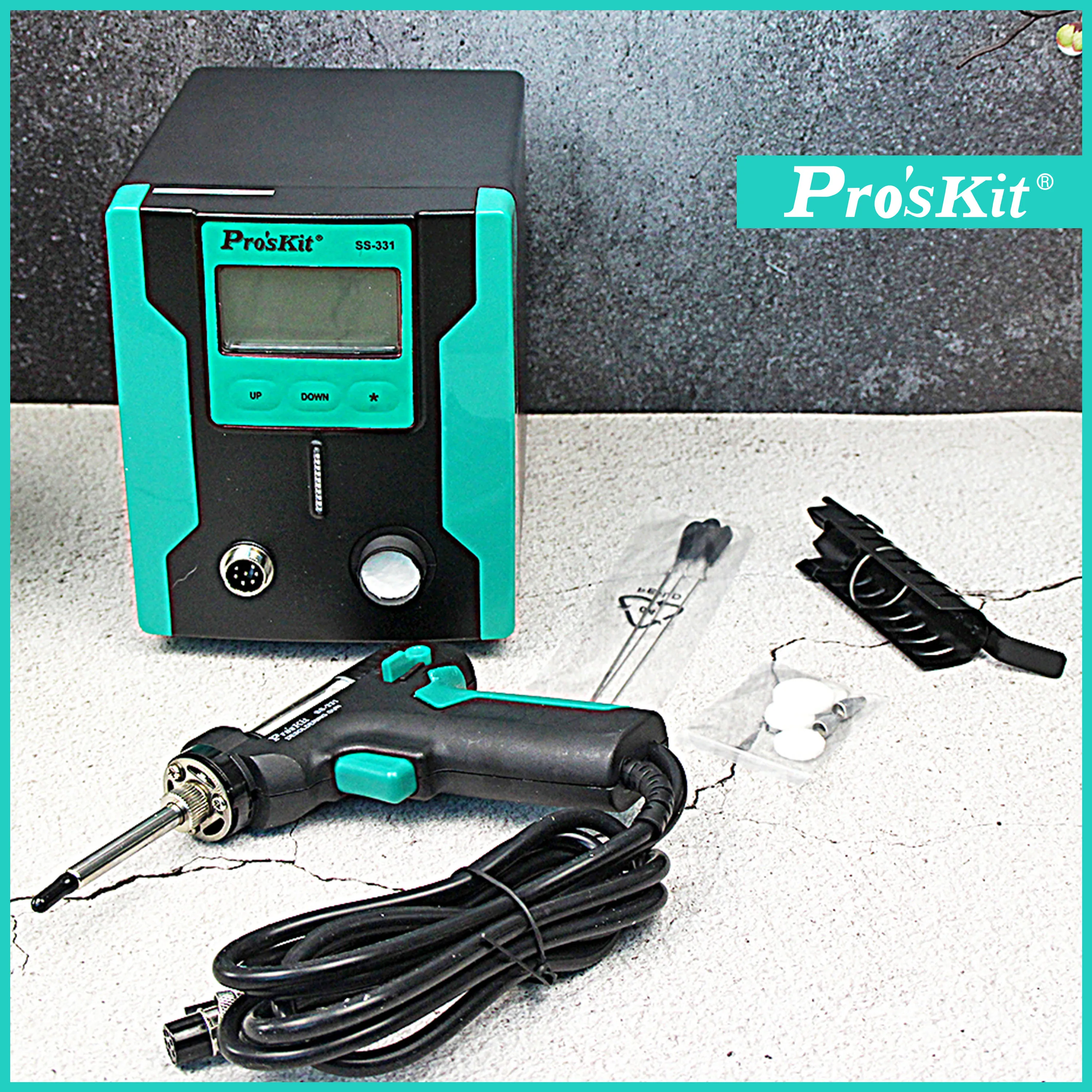 Pro-sKit-SS-331H-ESD-LCD-Digital-BGA-Desoldering-Suction-Electric-Absorb-sleeping-function-Free ...