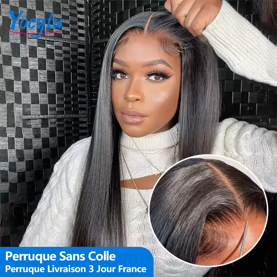 22-24-26-Pouce-Perruque-Cheveux-Humain-Sans-Colle-100-Perruque-Sans ...