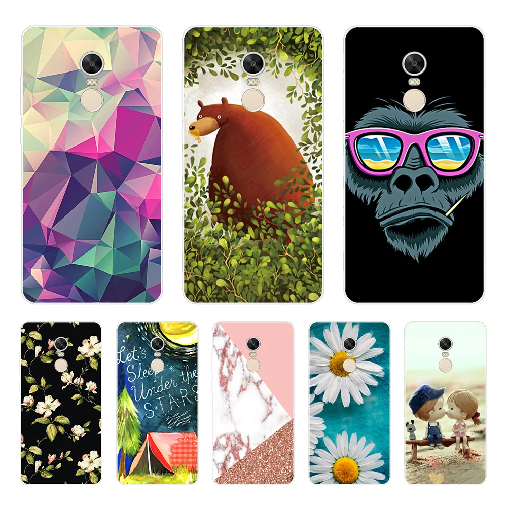 Funda de silicona para Xiaomi Redmi Note 4, funda Global para Redmi ...