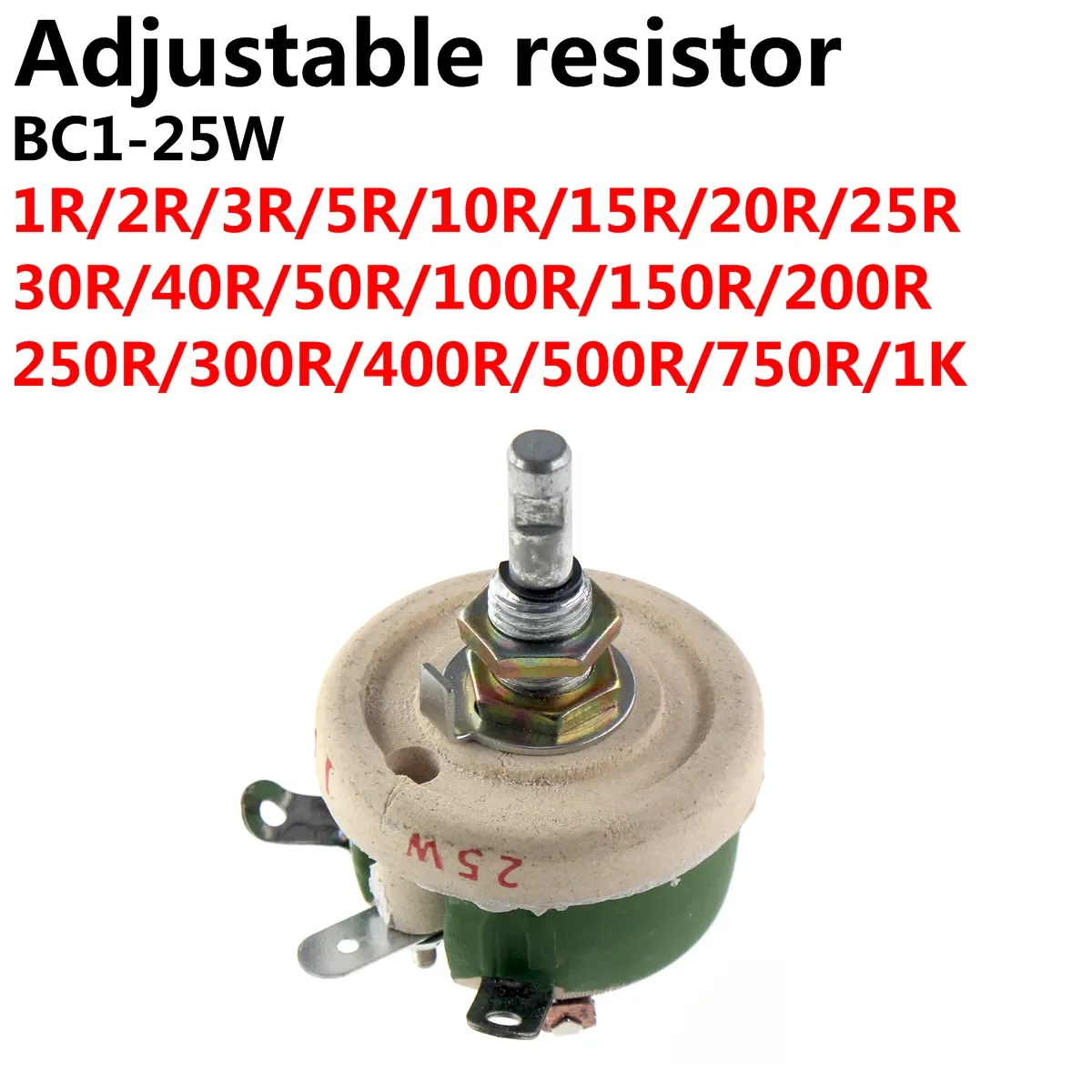 BC1 Disc Rheostat BC1 High Power Rheostat – 150W To 500W, Rotary Wire ...