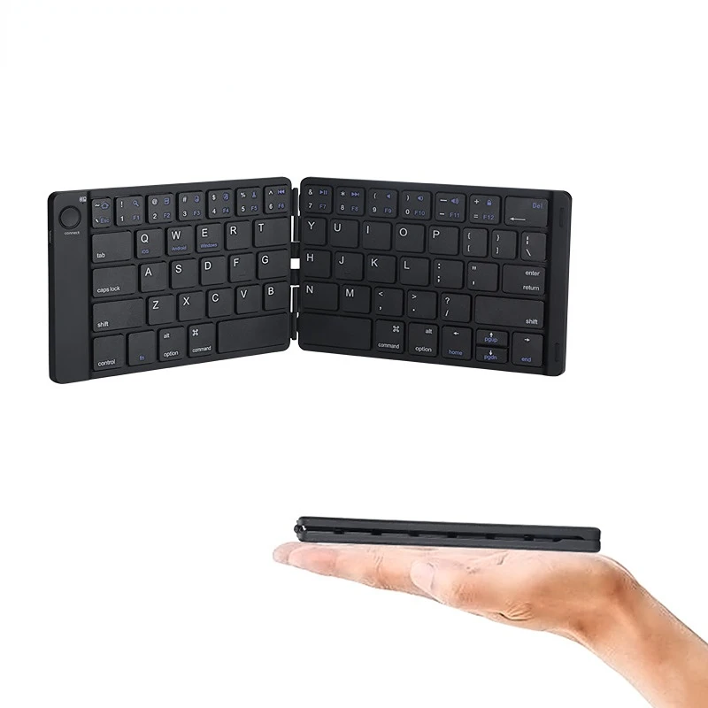 KLW Mini Thin Folding Wireless Bluetooth Mobile Phone Computer Ipad ...