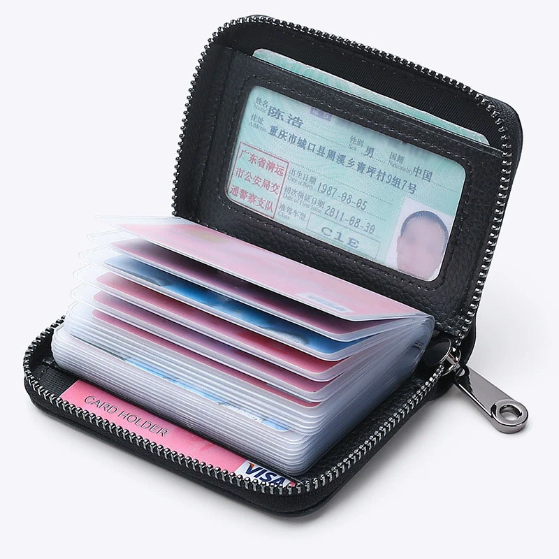 20 Detents Cartões Titulares PU Business Bank Credit Bus ID Card Holder ...